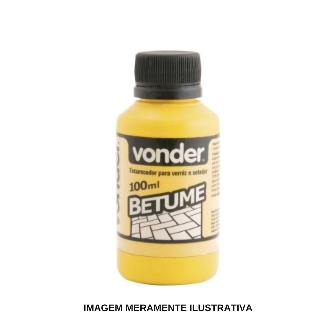 BETUME 100ML (ESCURECEDOR P/VERNIZ OU SELADOR) VONDER REF: 5199010000 ...