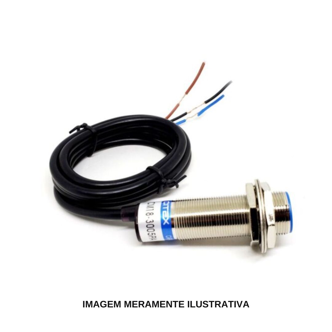 SENSOR CAPACITIVO NÃO FACEADO 18MM 6~36VCC NA NPN 3 FIOS CM18-3008NA ...